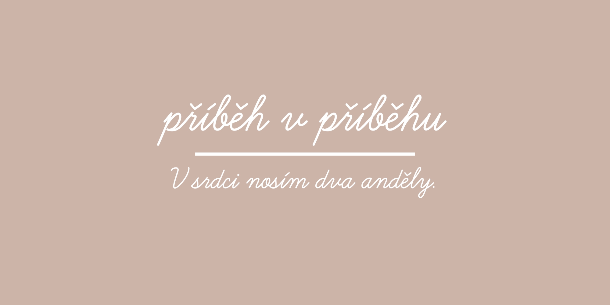 V srdci nosím dva anděly. - Šperky LOOA